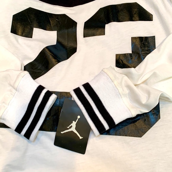 Jordan | Shirts & Tops | Girls Jordan Big 23 Block Tee Shirt New | Poshmark